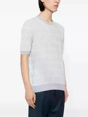 CRUCIANI Short-sleeved Knitted Jumper