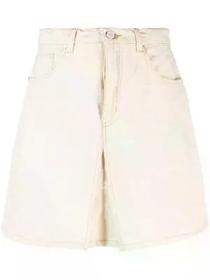 Casablanca Monogram-jacquard Denim A-line Skirt