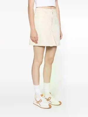 Casablanca Monogram-jacquard Denim A-line Skirt
