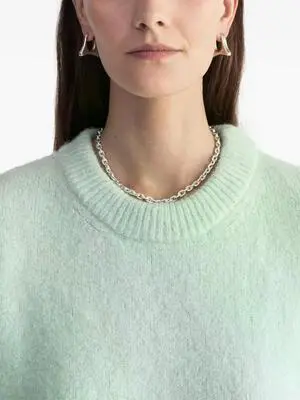 AERON Aqua Glass Alpaca Wool-blend Brushed Jumper