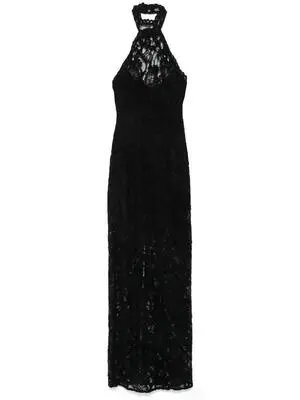 MANURI Cherie Lined Dress - Black
