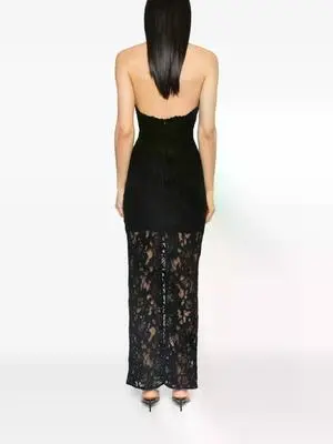 MANURI Cherie Lace Overlay Dress