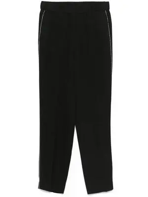 Peserico Crepe Tailored Trousers With Side Detail
