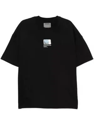 MUSIUM DIV. Graphic-print T-shirt - Black