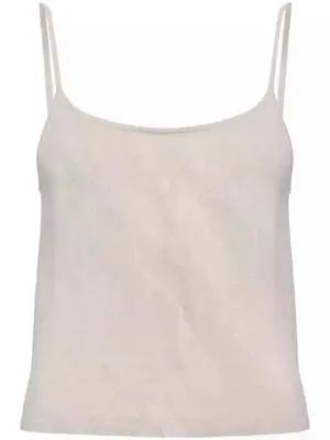 Teddy Cashmere Frill Camis Tanks For Women