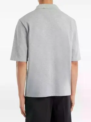 GIUSEPPE ZANOTTI Lr-63 Cotton Polo Shirt - Grey