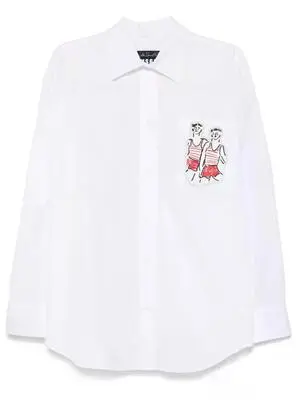 Msgm Embroidered Shirts For Women