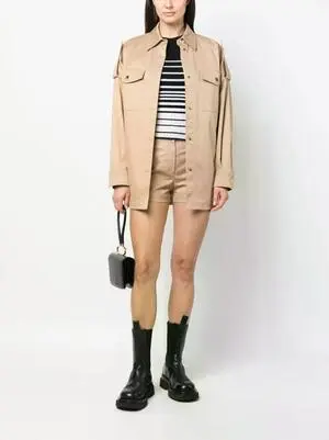 Valentino Garavani High-waisted Rockstud Shorts