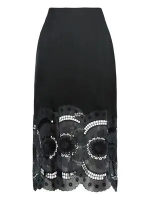 Stella McCartney Midi Skirt With Embroidered Detailing