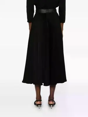 NISSA Belted Midi Skirt