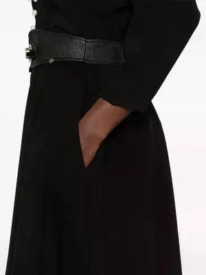 NISSA Belted Midi Skirt