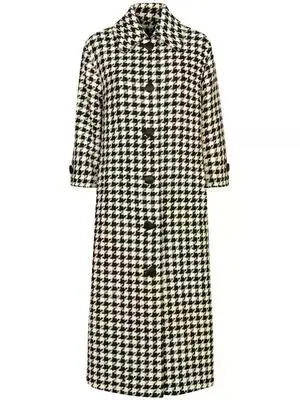 Dolce & Gabbana Houndstooth Trench Coat