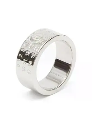 MAISON MARGIELA Numeric Engraved Polished Ring
