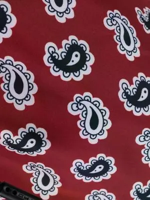 Etro Paisley Print Swim Shorts - Red