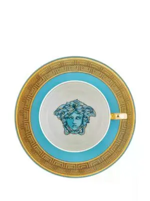 Versace Coin Medusa Espresso Cup And Saucer