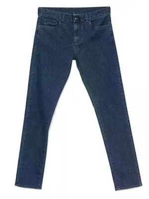Canali Logo-patch Jeans - Blue