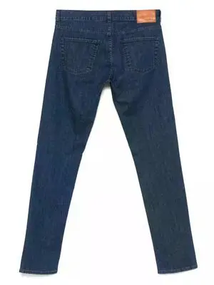 Canali Logo-patch Jeans