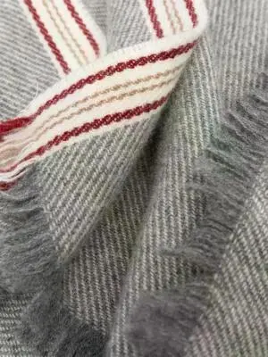 Brunello Cucinelli Cashmere Striped Scarf
