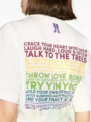La DoubleJ Raise Your Vibrations" Cotton T-shirt