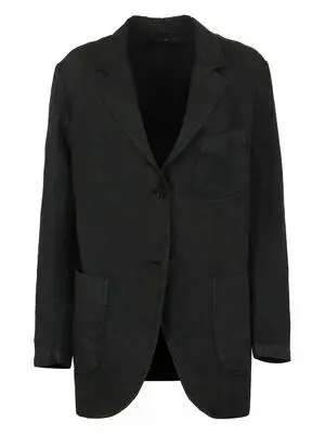 Aspesi Linen Single-breasted Suit - Green