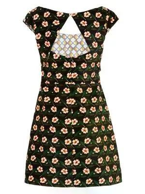 La DoubleJ Arabesque Mini Dress - Black