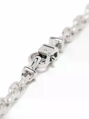 Tom Wood Sterling Cable Link Chain Bracelet With Lock Clasp