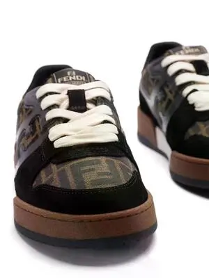 Fendi Match Sneakers With Monogram Pattern