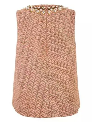 La DoubleJ La Scala Embroidered Top