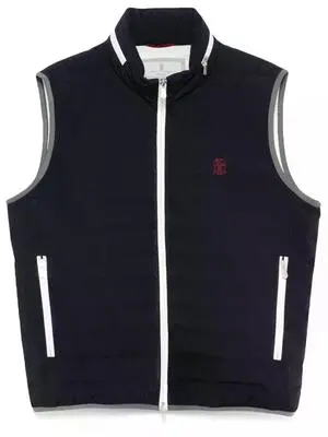 Brunello Cucinelli Padded Gilet - Blue
