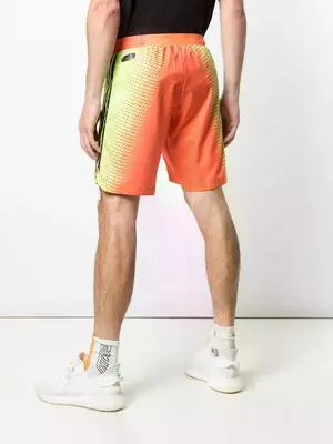 PALACE Goalkeeper Graphic-print Shorts - Orange