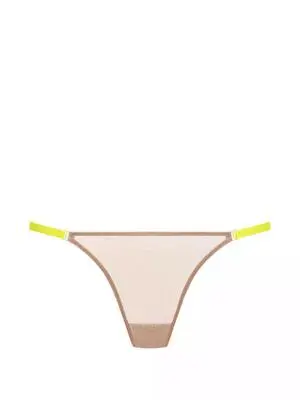 MAISON CLOSE Corps À Corps Mini Thong - Neutrals
