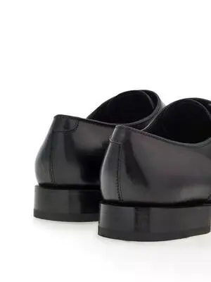 FERRAGAMO Tramezza Double-monkstrap Leather Monk Shoes