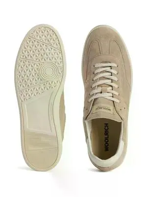Woolrich Suede Lace-up Sneakers - Neutrals