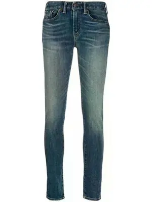 Ralph Lauren Stonewashed Skinny Jeans - Blue