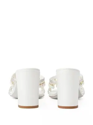 Rene Caovilla Embellished Chandelier Mules