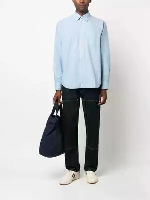 Aspesi Long-sleeve Cotton Shirt - Blue