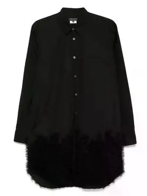 Comme Des Garçons Ruffled Shirt - Black