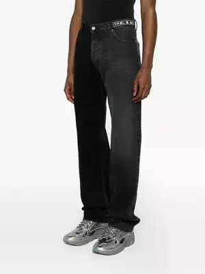 MAISON MARGIELA Mid-rise Straight-leg Jeans - Black