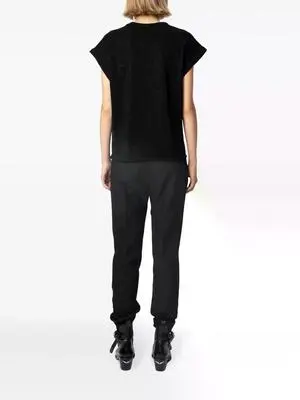 Zadig&Voltaire Cecilia Embellished T-shirt - Black