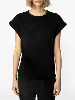 Zadig&Voltaire Cecilia Embellished T-shirt - Black