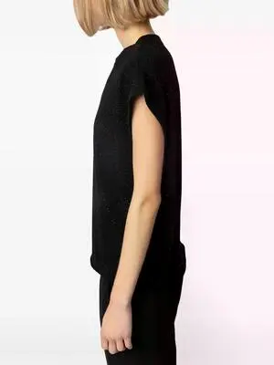Zadig&Voltaire Cecilia Embellished T-shirt - Black