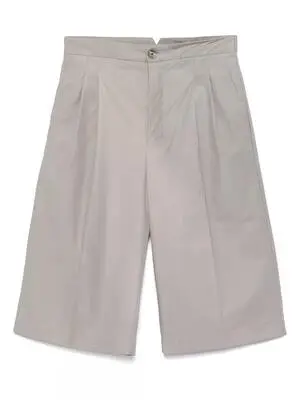 AMI Paris Pleated Detail Shorts