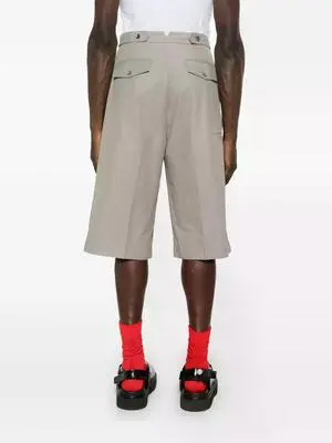 AMI Paris Pleated Detail Shorts