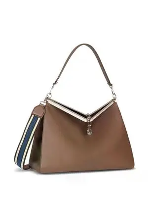 Etro Large Vela Shoulder Bag - Brown