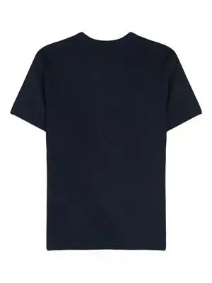 Play Comme Des Garcon Heart Patch Cotton T-shirt - Blue