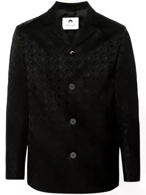 MARINE SERRE Moon Diamant-jacquard Blazer