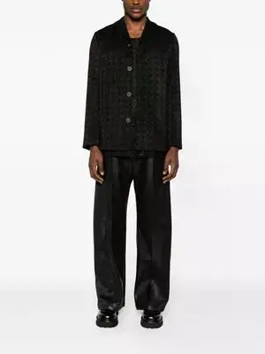 MARINE SERRE Moon Diamant-jacquard Blazer