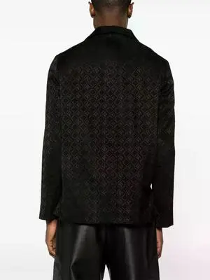 MARINE SERRE Moon Diamant-jacquard Blazer