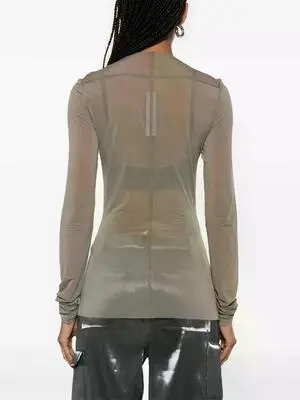 Rick Owens Lido Top Long Sleeve Crew Neck