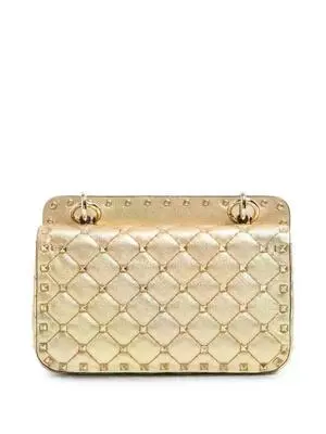 Valentino Garavani Rockstud Spike Small Laminated Nappa Bag